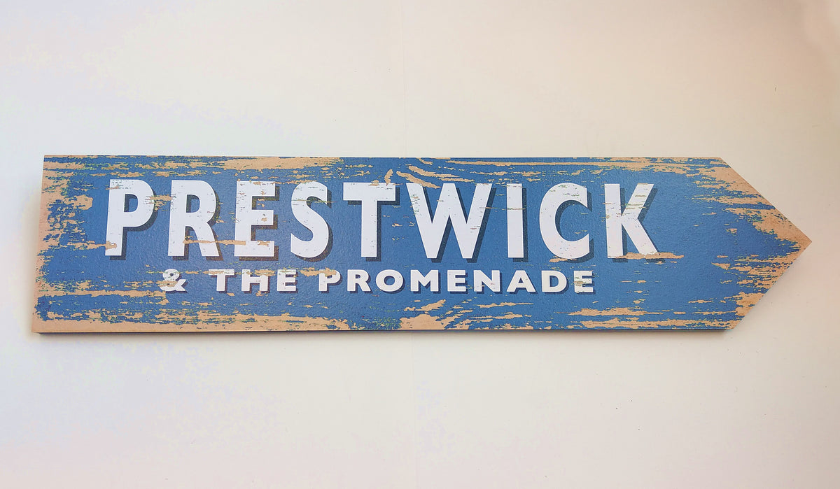 Prestwick and the Promenade Sign – The Keekin' Glass